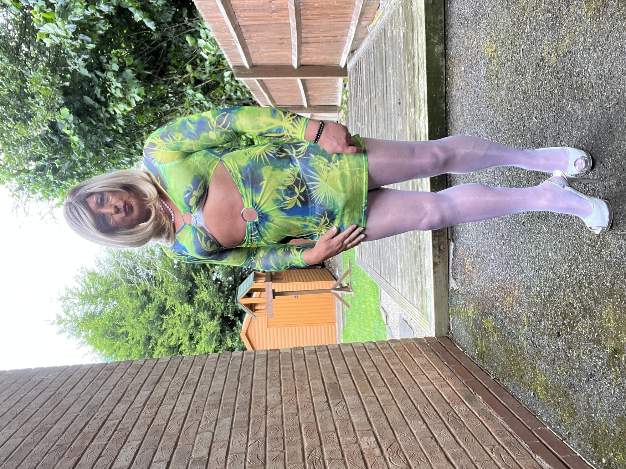 Amateur Crossdresser Kellycd2022 Sexy Milf White Pantyhose 36 Pics Xhamster