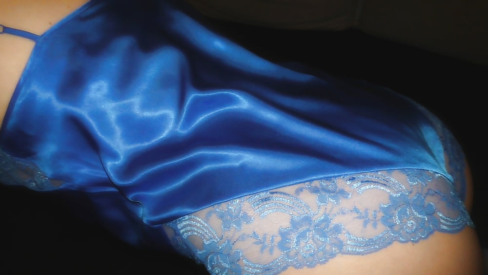 Blue Satin Teddy 3 Pics Xhamster